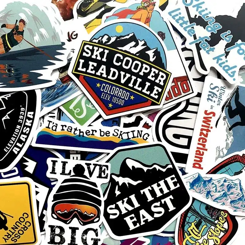 Ski & Snowboard Sticker Pack - 50PCS » Outdoor Adventure Guides ...