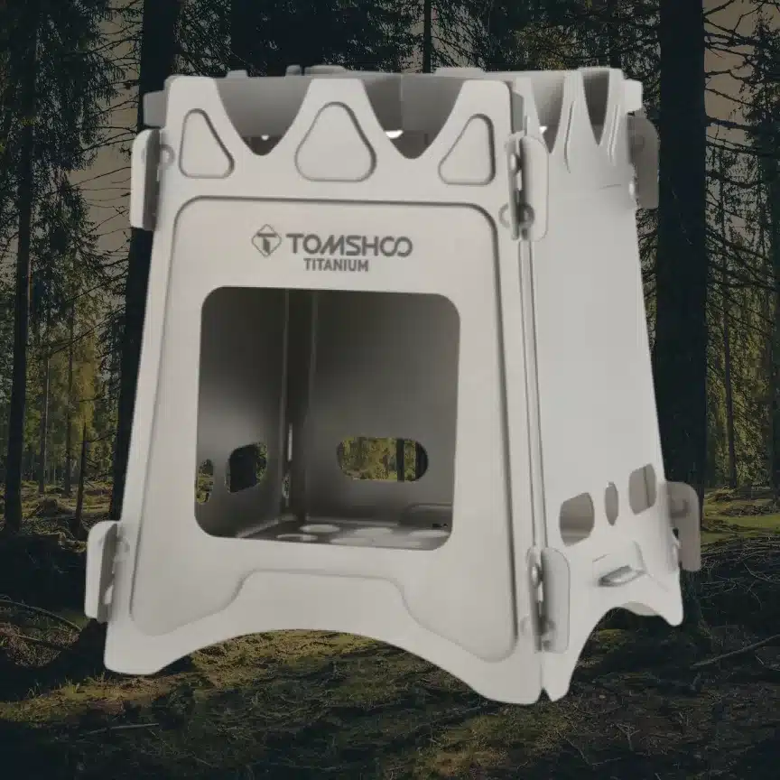 Foldable Titanium Camping Wood Stove » Outdoor Adventure Guides ...